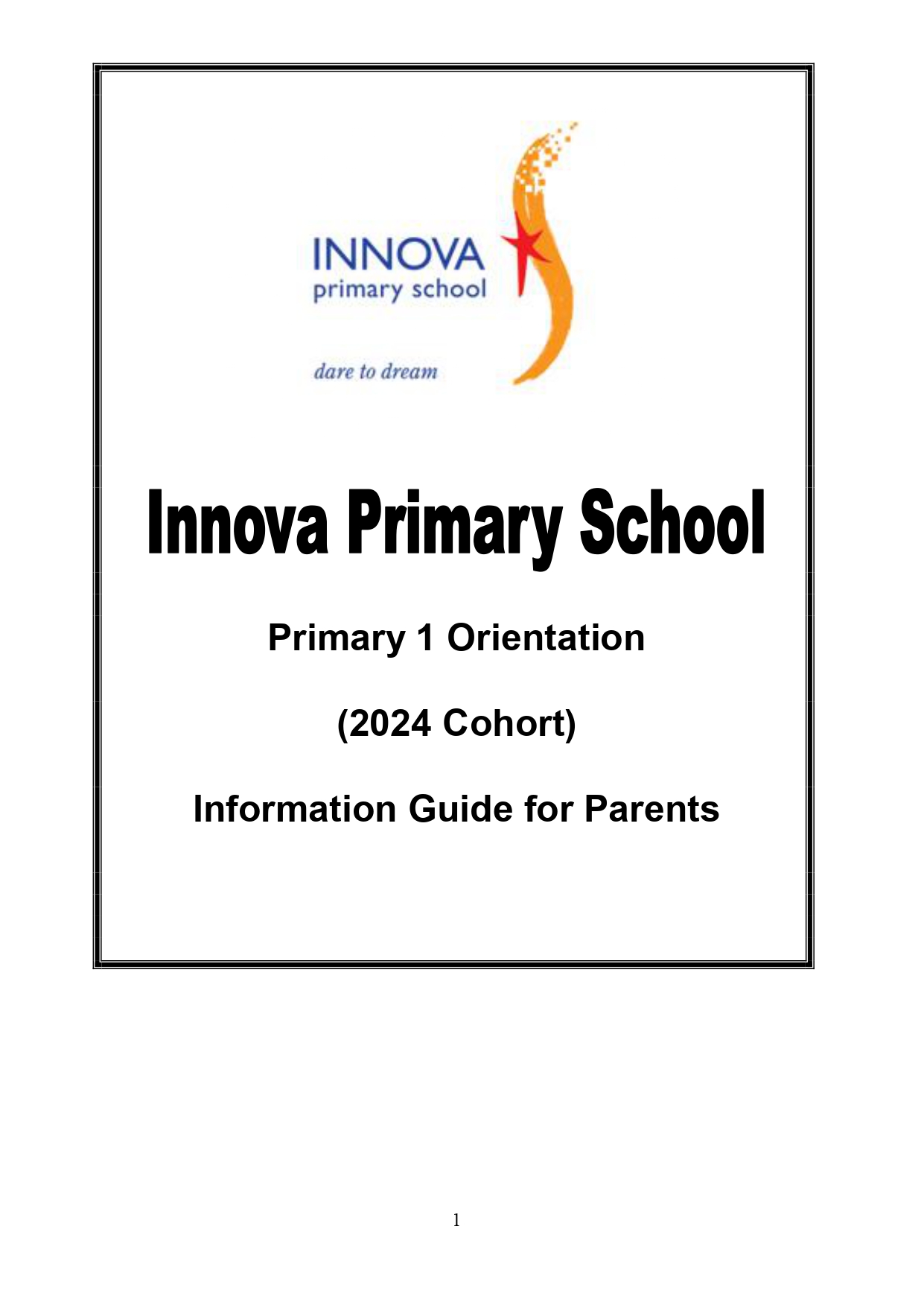 Primary One Information Guide